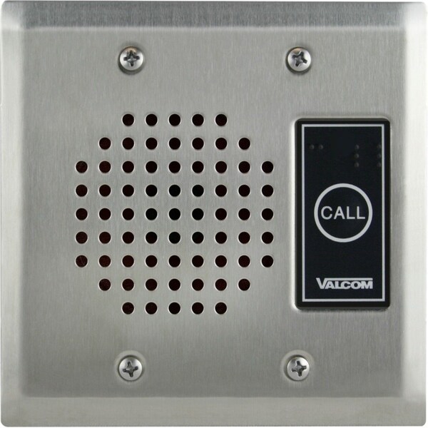 Valcom Ip Intercom, Flush Mt VIP-172AL-ST | Zoro